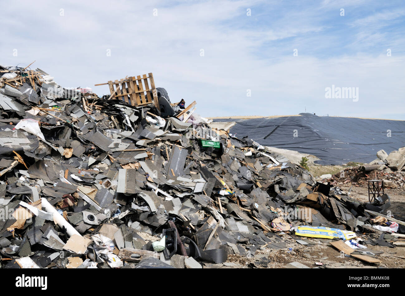 Mound of construction rubbish hi-res stock photography and images - Alamy