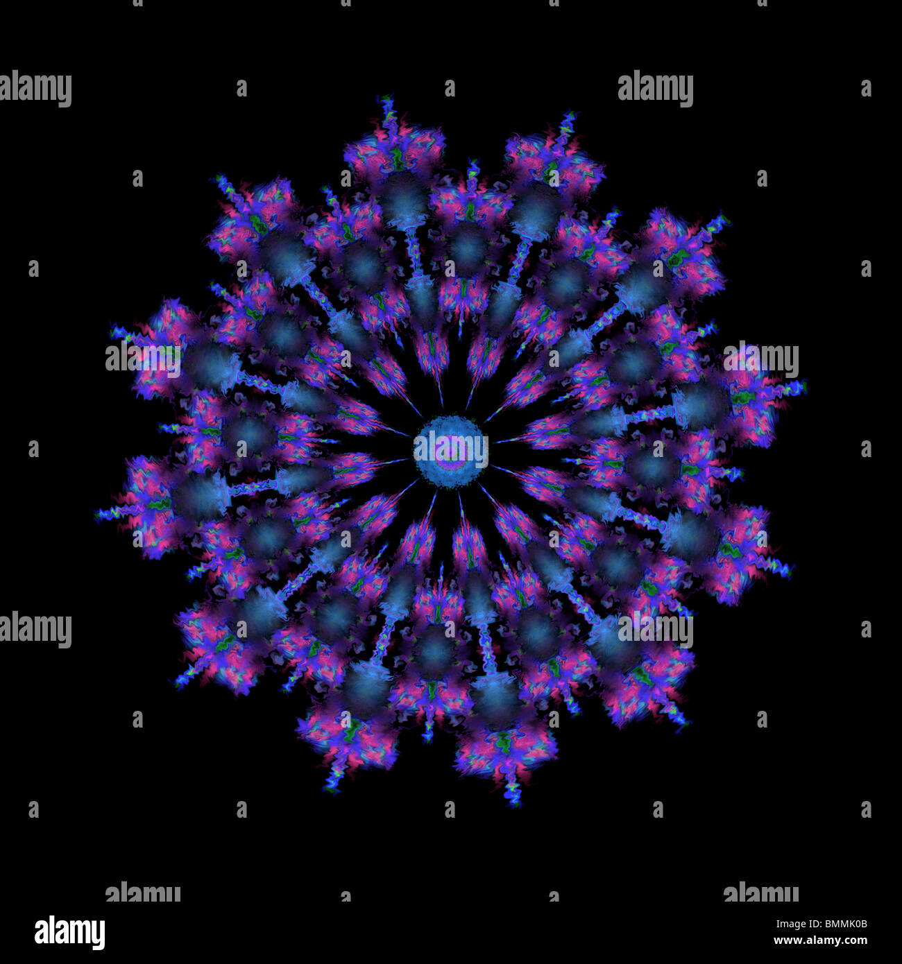 A pattern made using fractal design software Stock Photo - Alamy