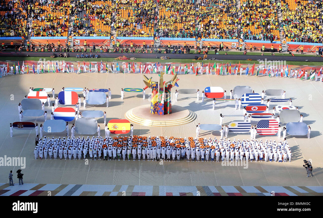 2010 fifa world cup opening ceremony hi-res stock photography and ...