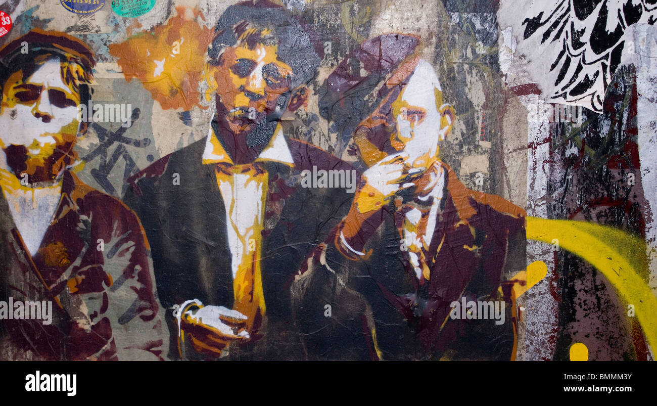 BARCELONA STREET ART GRAFFITI SPAIN EUROPE Stock Photo - Alamy