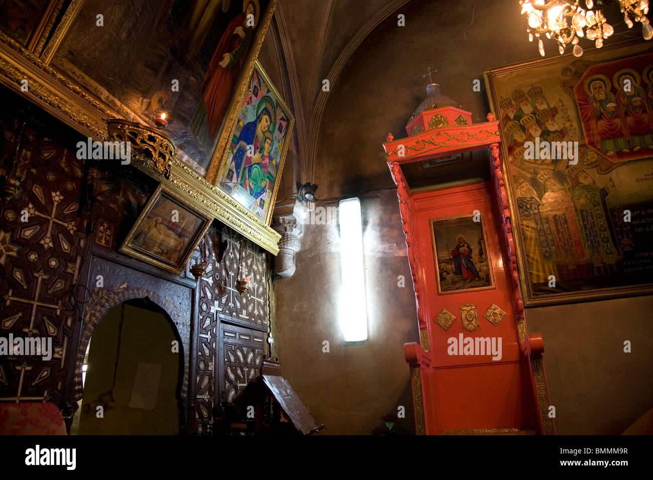 Ethiopian Monastery on roof of St Helena Chapel - Holy Sepulchre ...