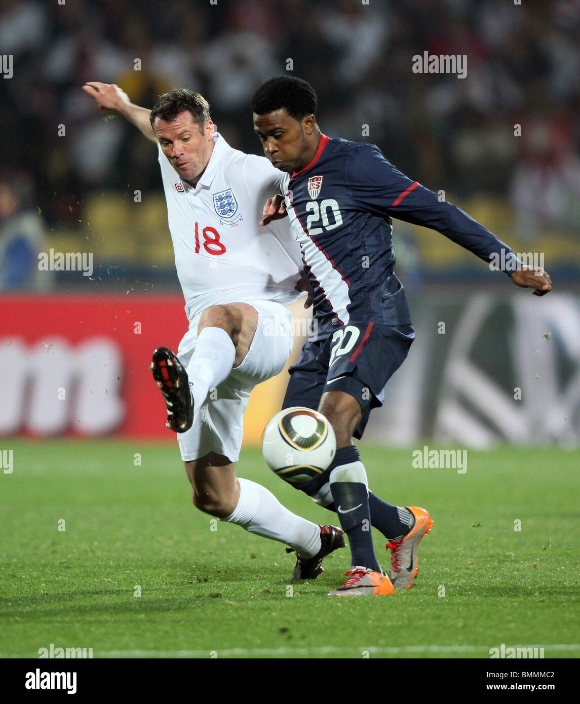 ROBBIE FINDLEY & JAMIE CARRAGH ENGLAND V USA ROYAL BAFOKENG STADIUM ...