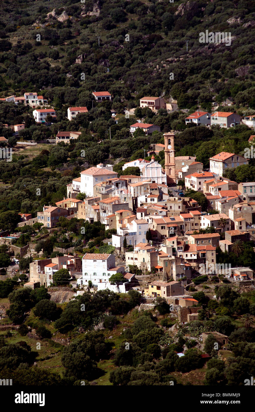village of Balagne, Corsica, France Stock Photo - Alamy