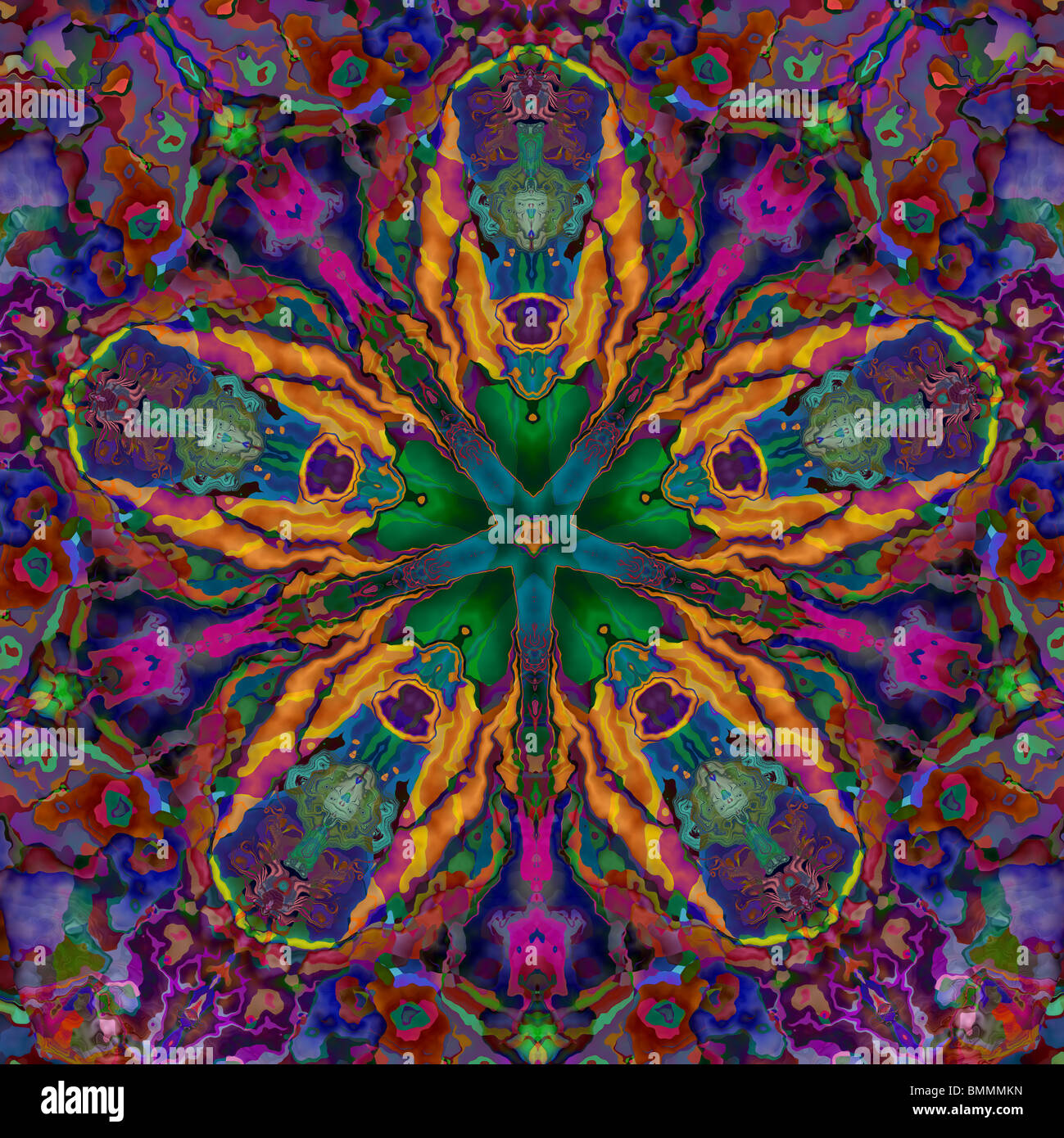 A pattern made using fractal design software Stock Photo - Alamy