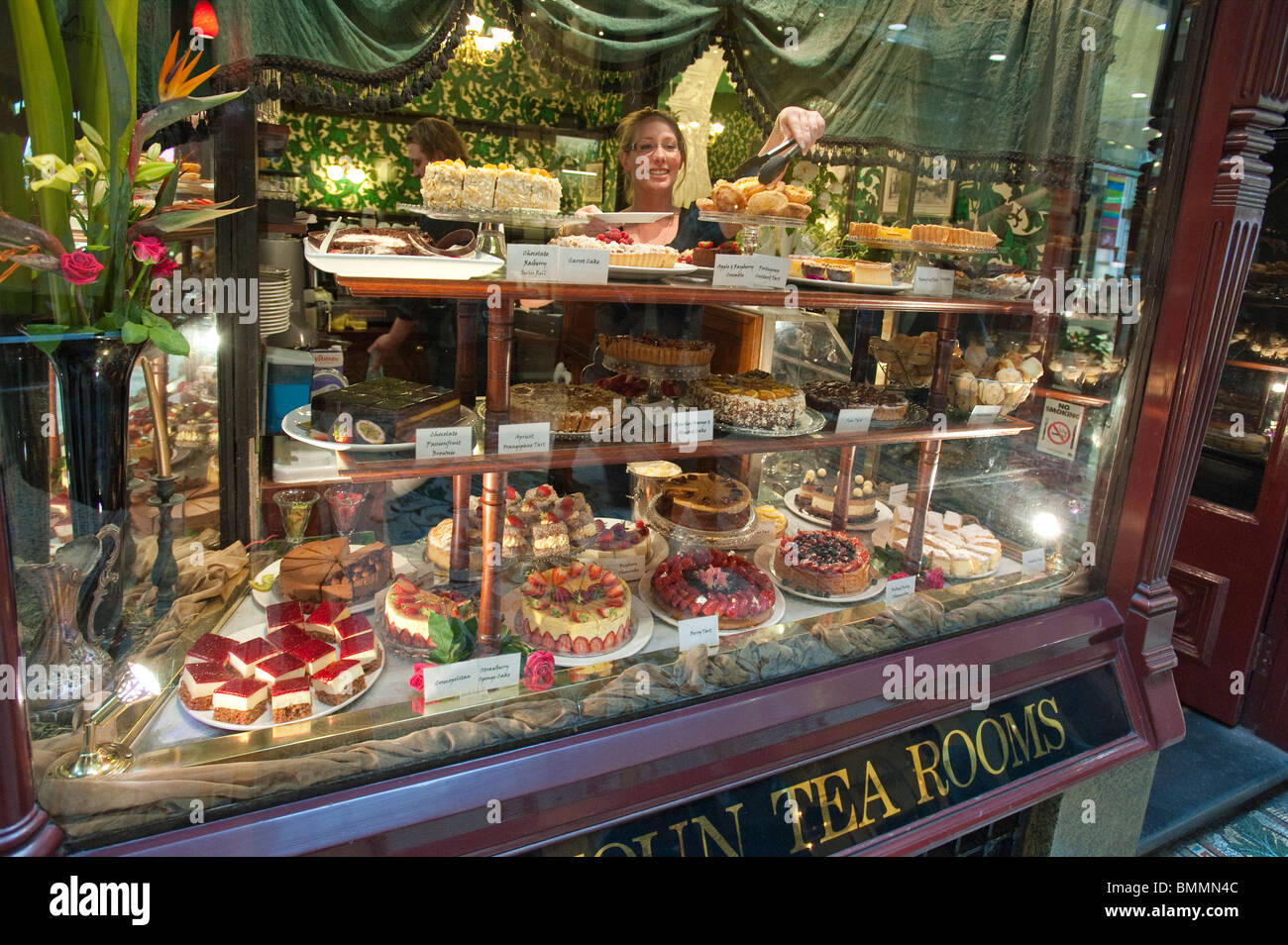 Hopetoun Tea Rooms in The Block Arcade Melbourne Stock Photo - Alamy