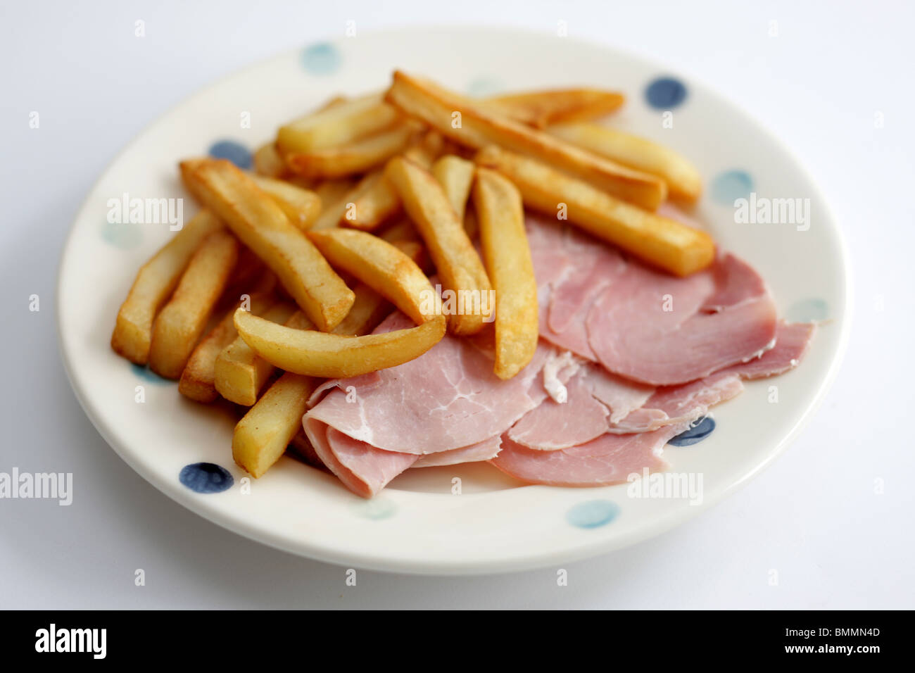 Ham and Chips Stock Photo: 29959117 - Alamy