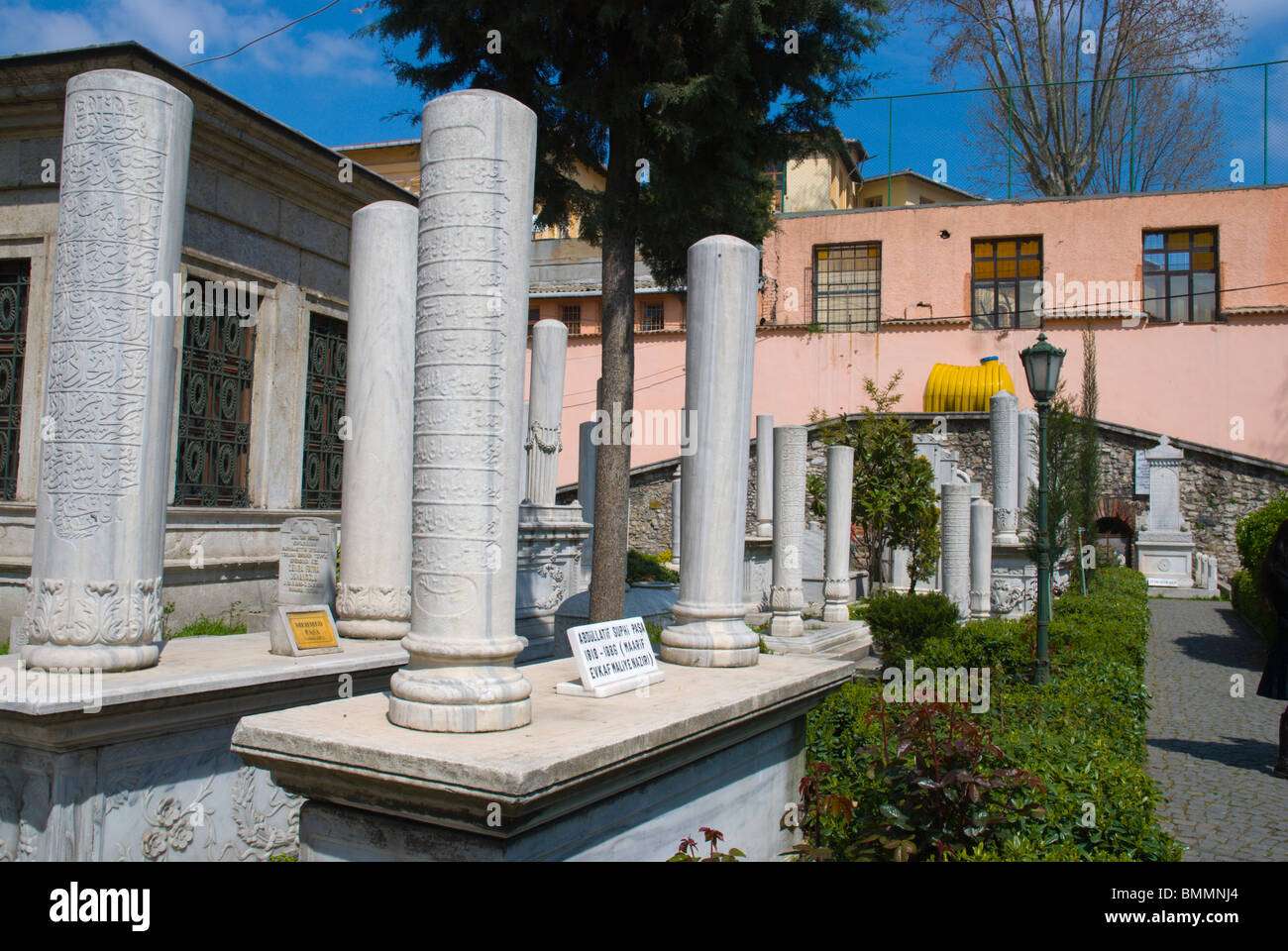 Ottoman era graveyard Sultanahmet district Istanbul Turkey Europe Stock ...