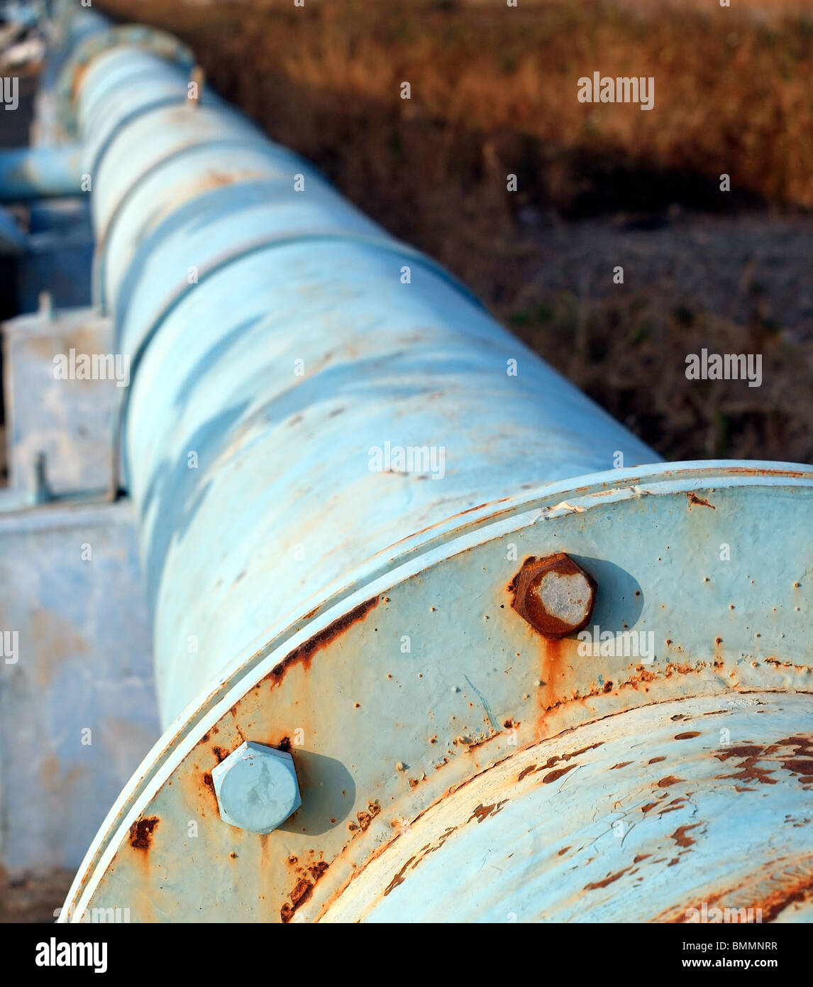 Large diameter steel tubes used as an oil pipeline Stock Photo - Alamy