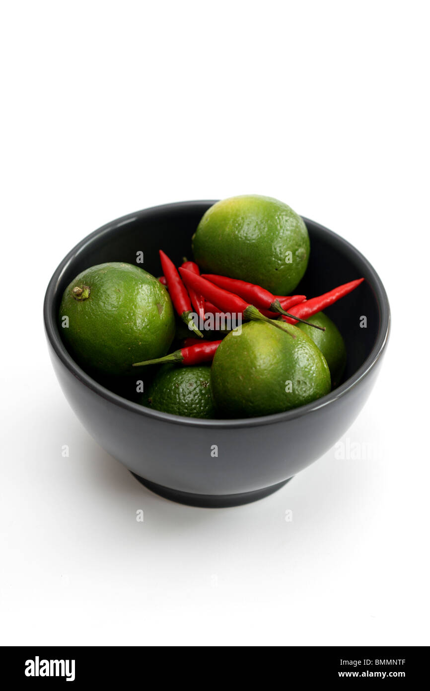 Chilli lime Cut Out Stock Images & Pictures - Alamy