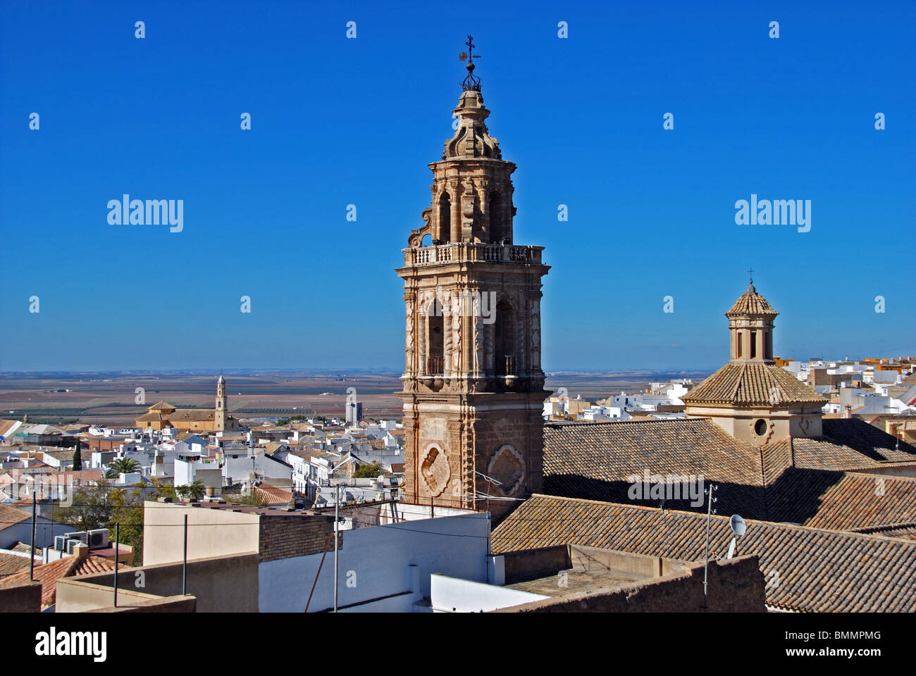 Church and Merced tower (Iglesia y Torre de la Merced), Osuna, Seville ...