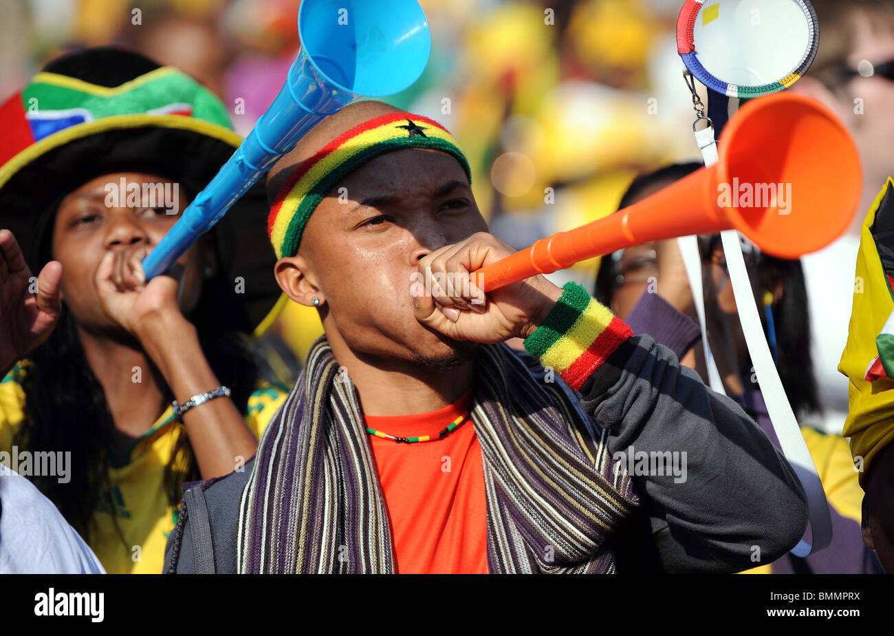 VUVUZELA HORNS SERBIA V GHANA LOFTUS VERSFELD STADIUM PRETORIA SOUTH ...