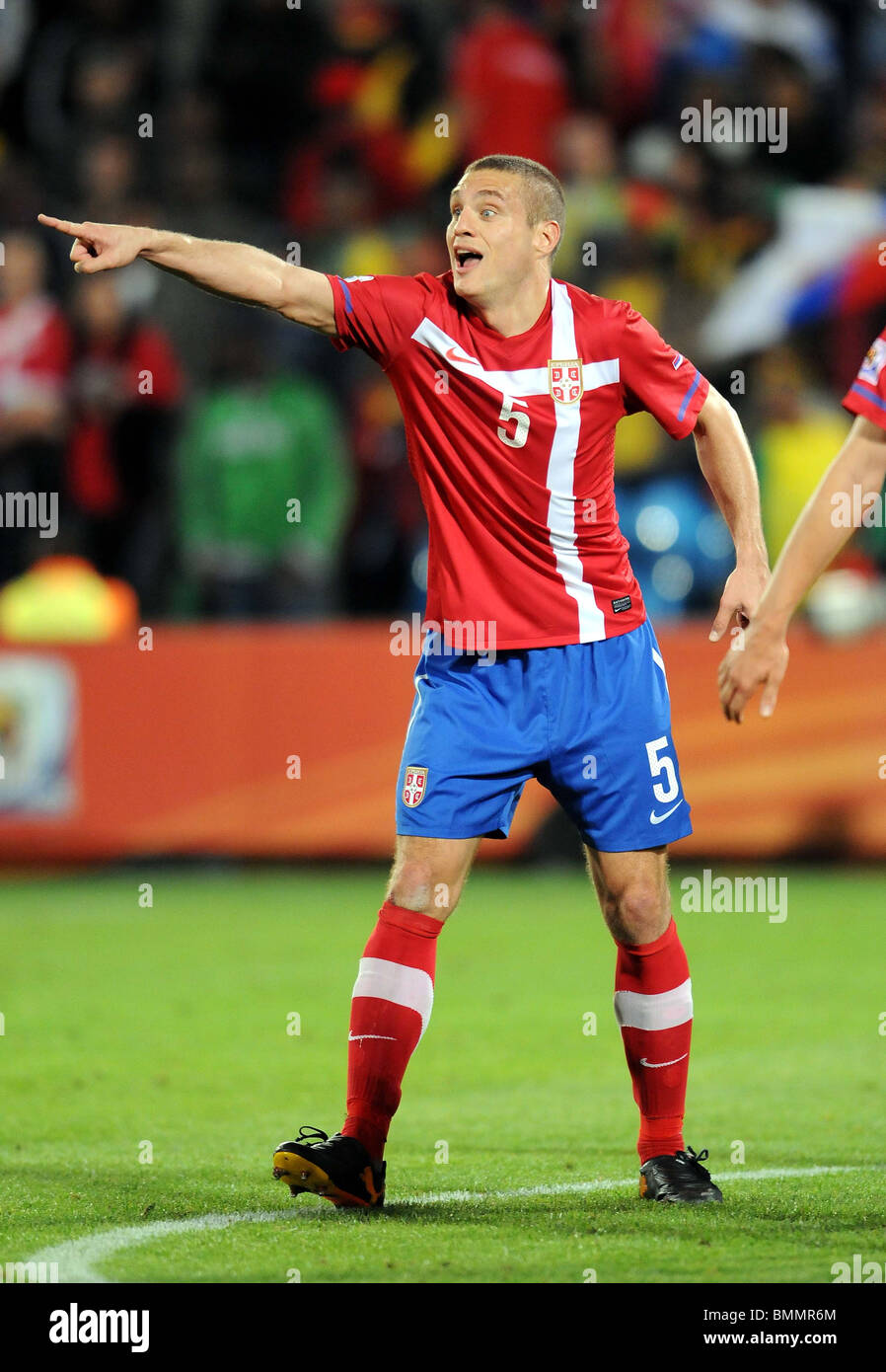 NEMANJA VIDIC SERBIA LOFTUS VERSFELD STADIUM PRETORIA SOUTH AFRICA 13 ...