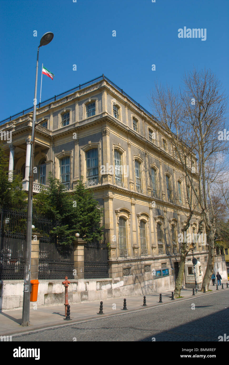 Iranian embassy exterior Sultanahmet district Istanbul Turkey Europe ...