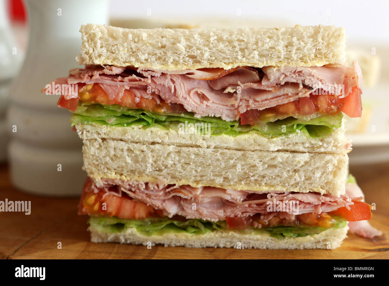 Ham sandwich hi-res stock photography and images - Alamy