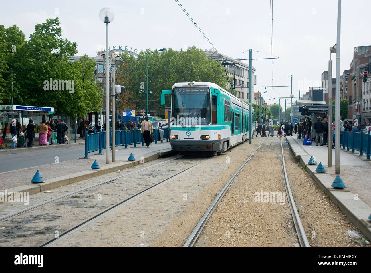 Paris, Tramway T1 Stock Photo - Alamy