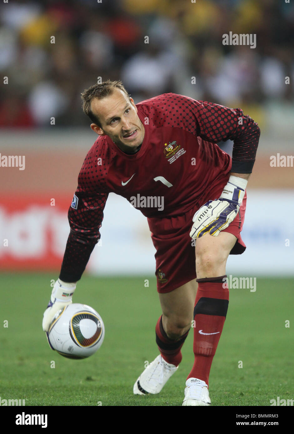 MARK SCHWARZER GERMANY V AUSTRALIA DURBAN STADIUM DURBAN SOUTH AFRICA ...