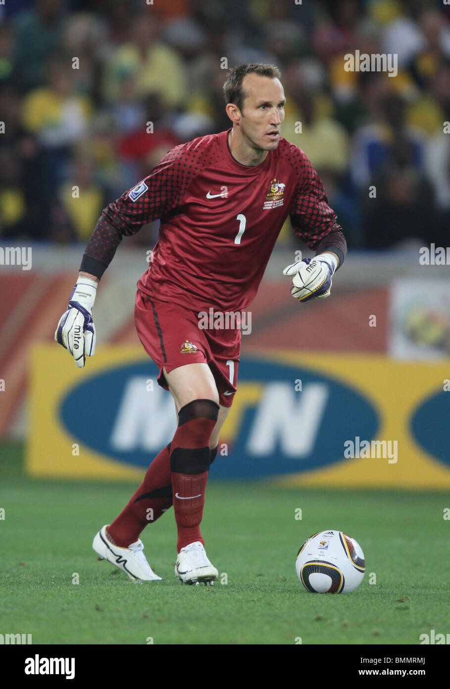 MARK SCHWARZER GERMANY V AUSTRALIA DURBAN STADIUM DURBAN SOUTH AFRICA ...