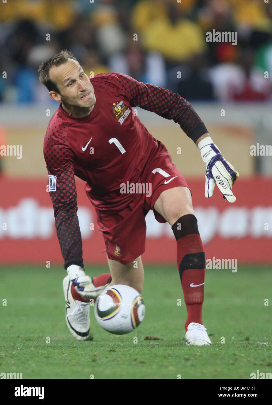 MARK SCHWARZER GERMANY V AUSTRALIA DURBAN STADIUM DURBAN SOUTH AFRICA ...