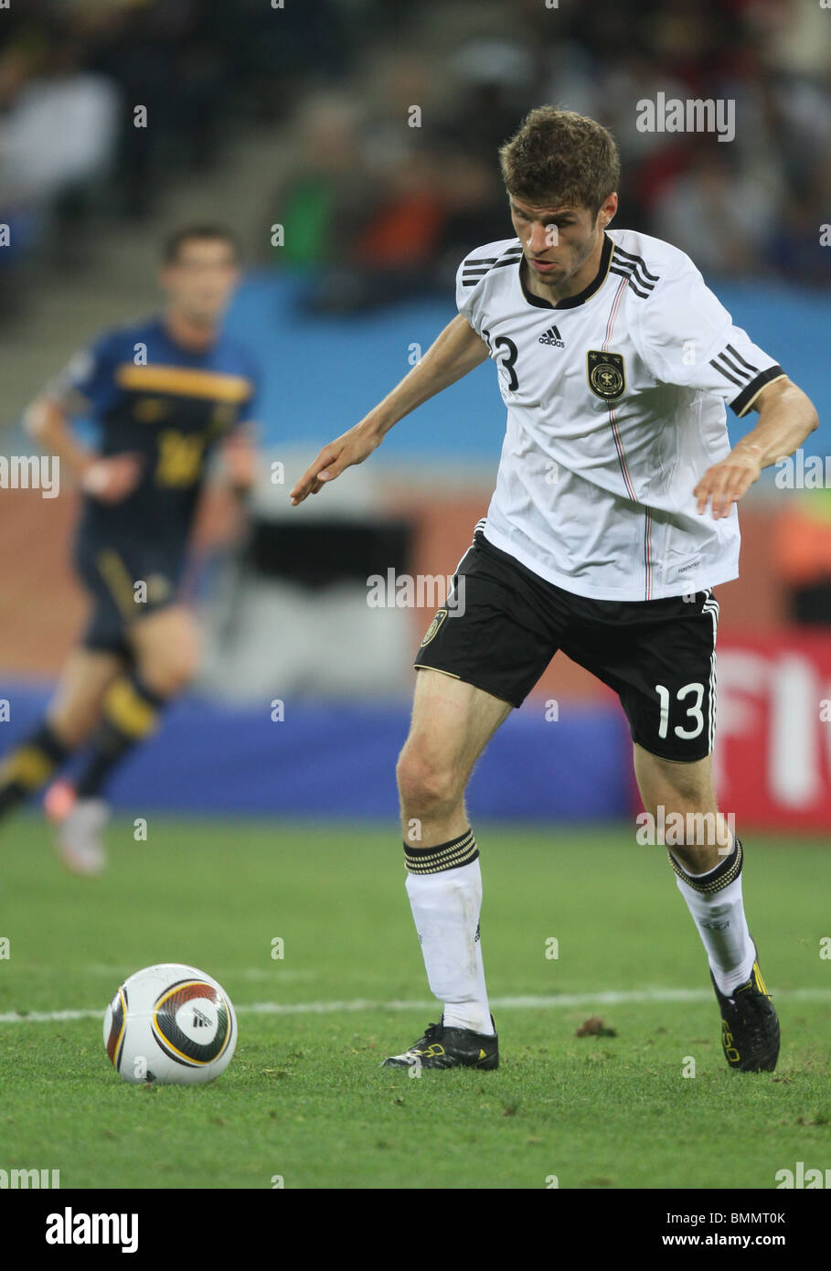 THOMAS MUELLER GERMANY V AUSTRALIA DURBAN STADIUM DURBAN SOUTH AFRICA ...