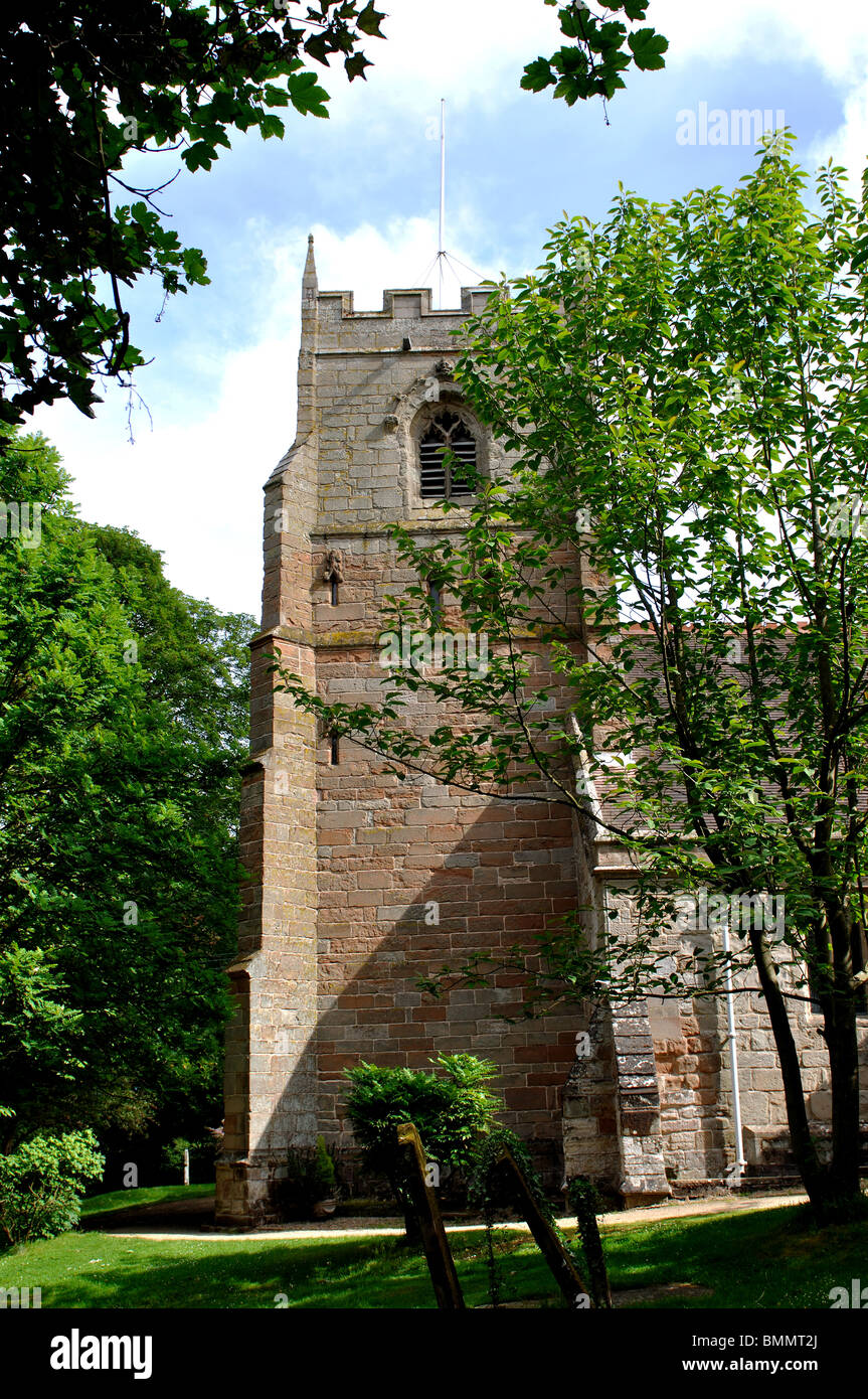 St. Leonard`s Church, Beoley, Worcestershire, England, UK Stock Photo ...