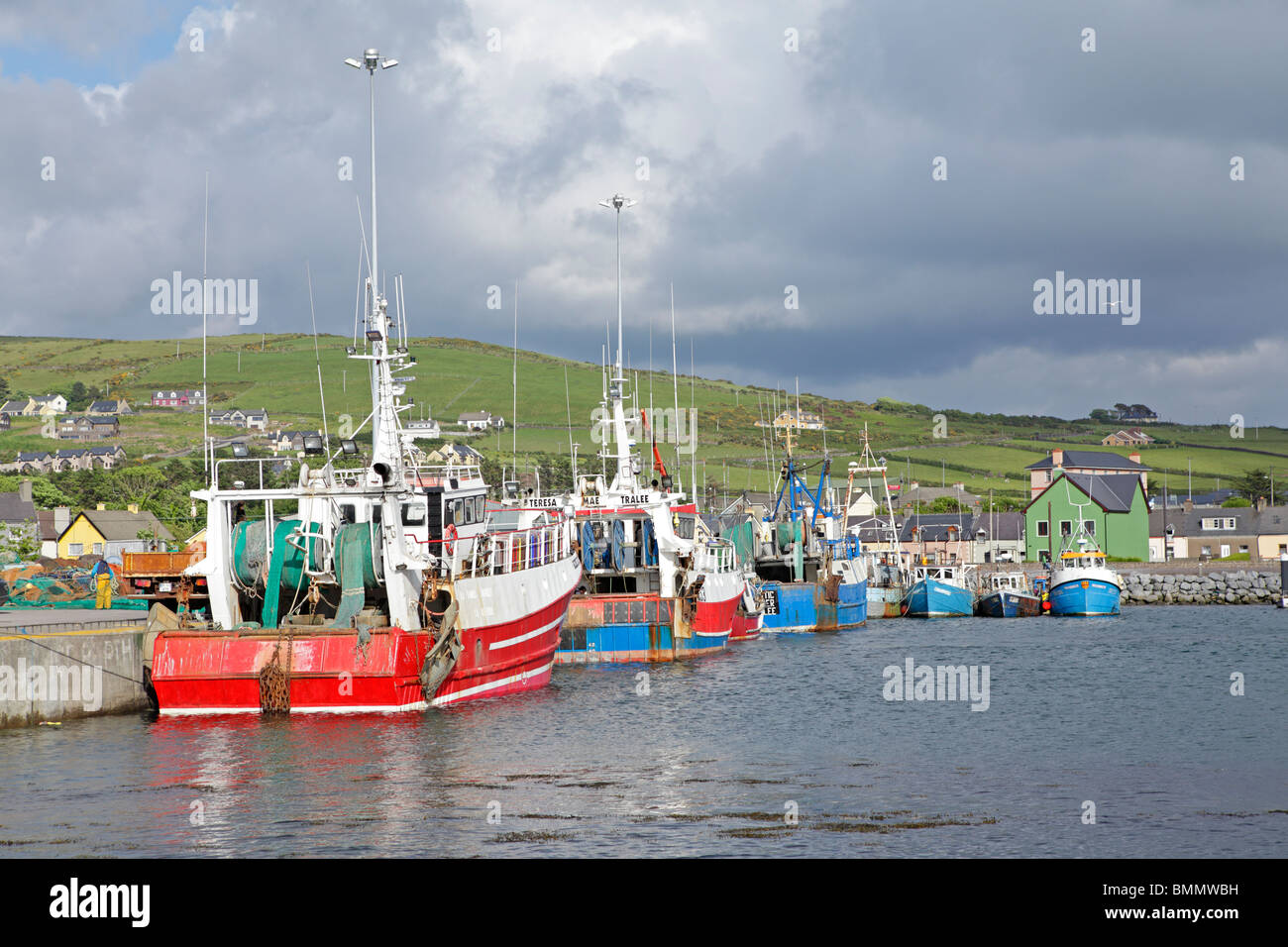 harbour of Dingle Town, Dingle Peninsula, Co. Kerry, Republic of ...