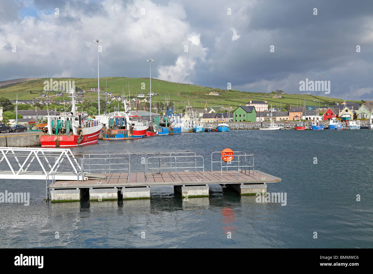 harbour of Dingle Town, Dingle Peninsula, Co. Kerry, Republic of ...