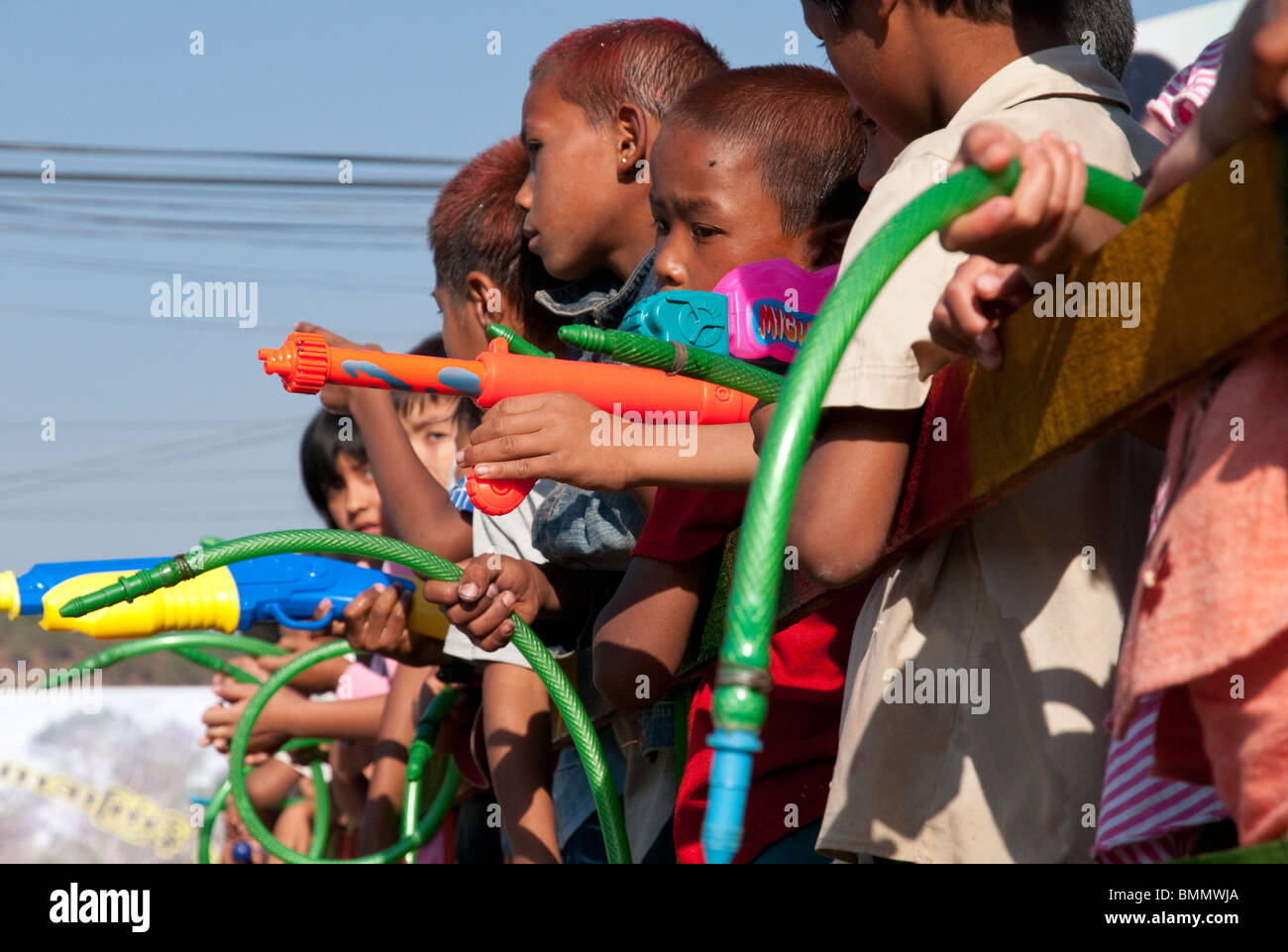 Thingyan water festival hi-res stock photography and images - Alamy
