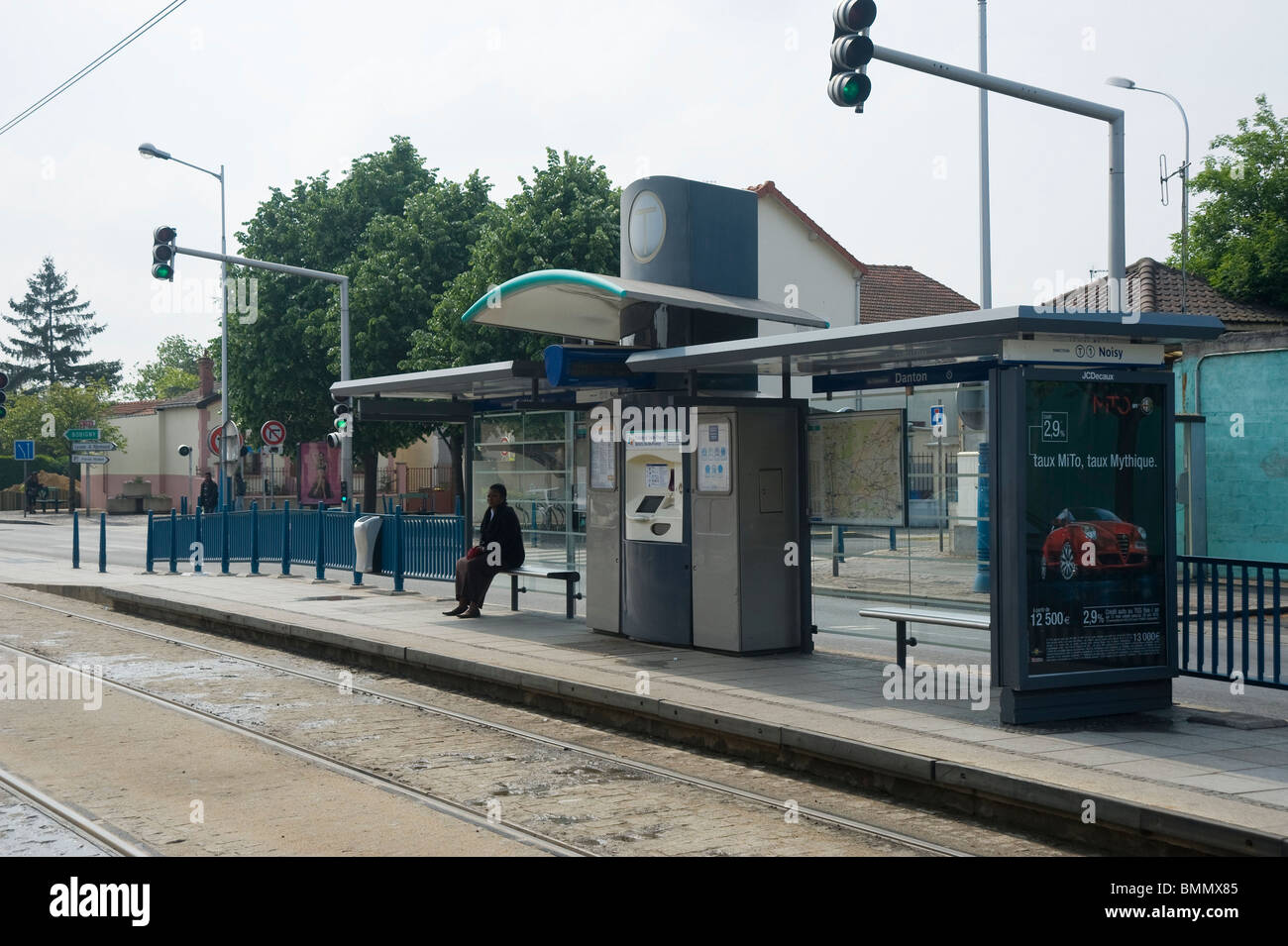 Paris, Tramway T1 Stock Photo - Alamy