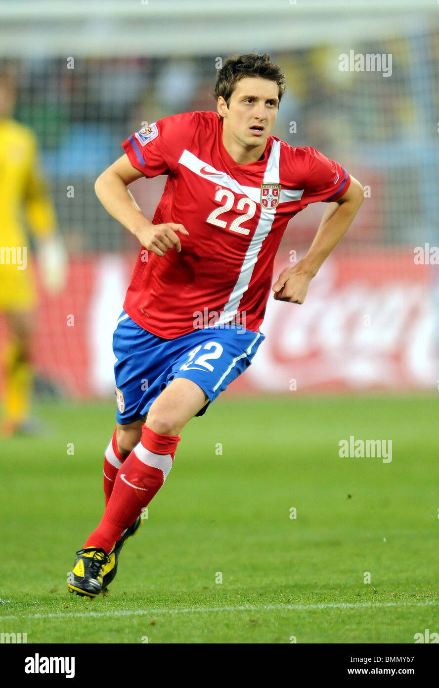 ZDRAVKO KUZMANOVIC SERBIA LOFTUS VERSFELD STADIUM PRETORIA SOUTH AFRICA ...