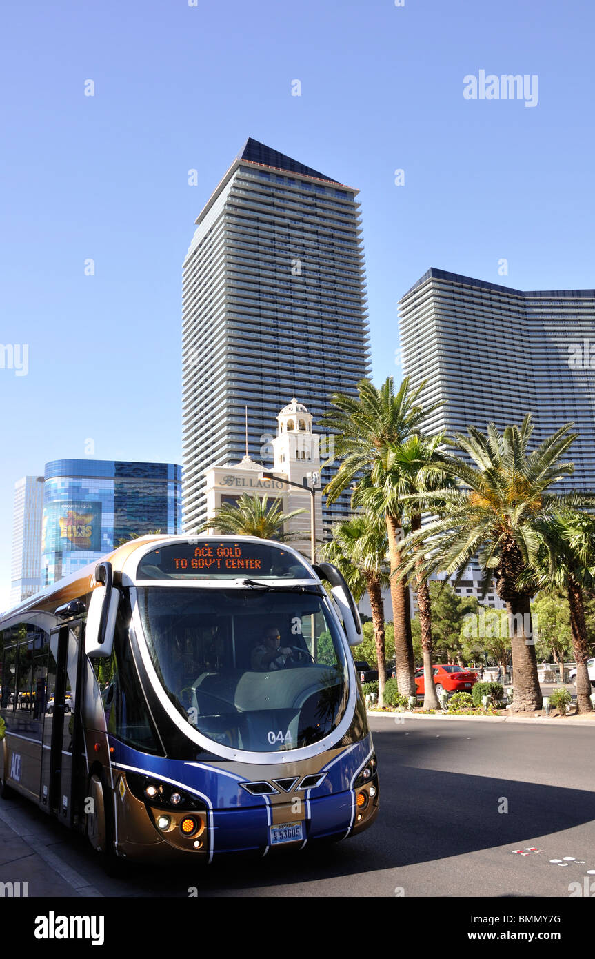 Bus in Las Vegas, Nevada, USA Stock Photo - Alamy