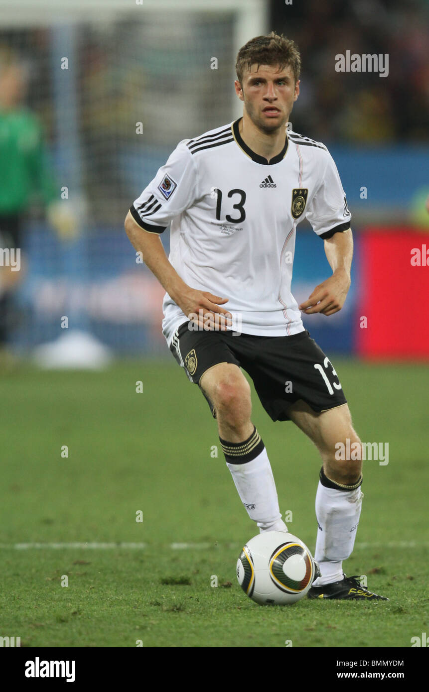 THOMAS MUELLER GERMANY V AUSTRALIA DURBAN STADIUM DURBAN SOUTH AFRICA ...
