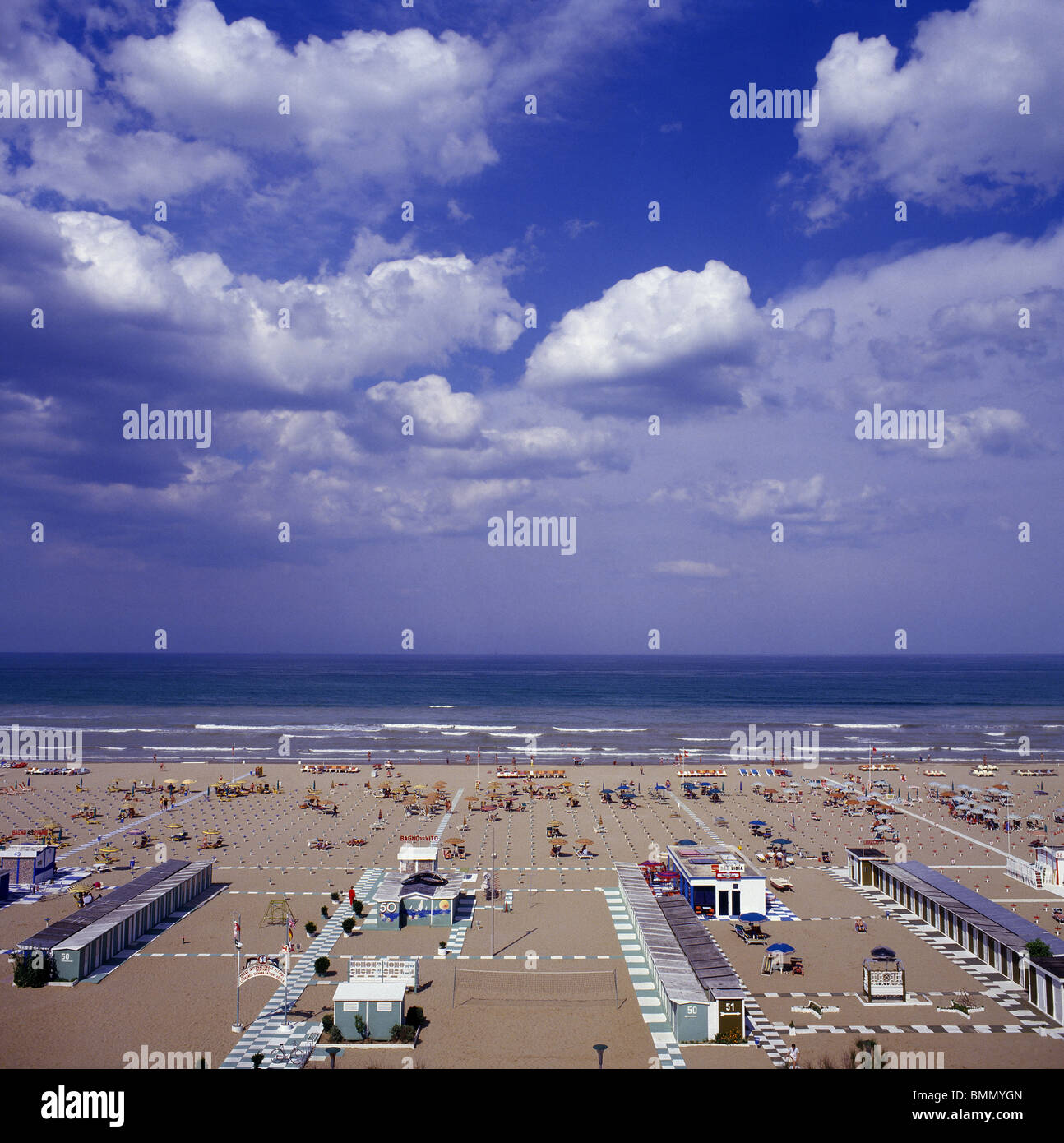 Rimini italy italian beach beaches hi-res stock photography and images ...
