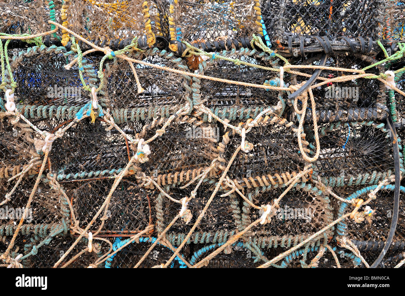 Close up of Crab pots Stock Photo - Alamy