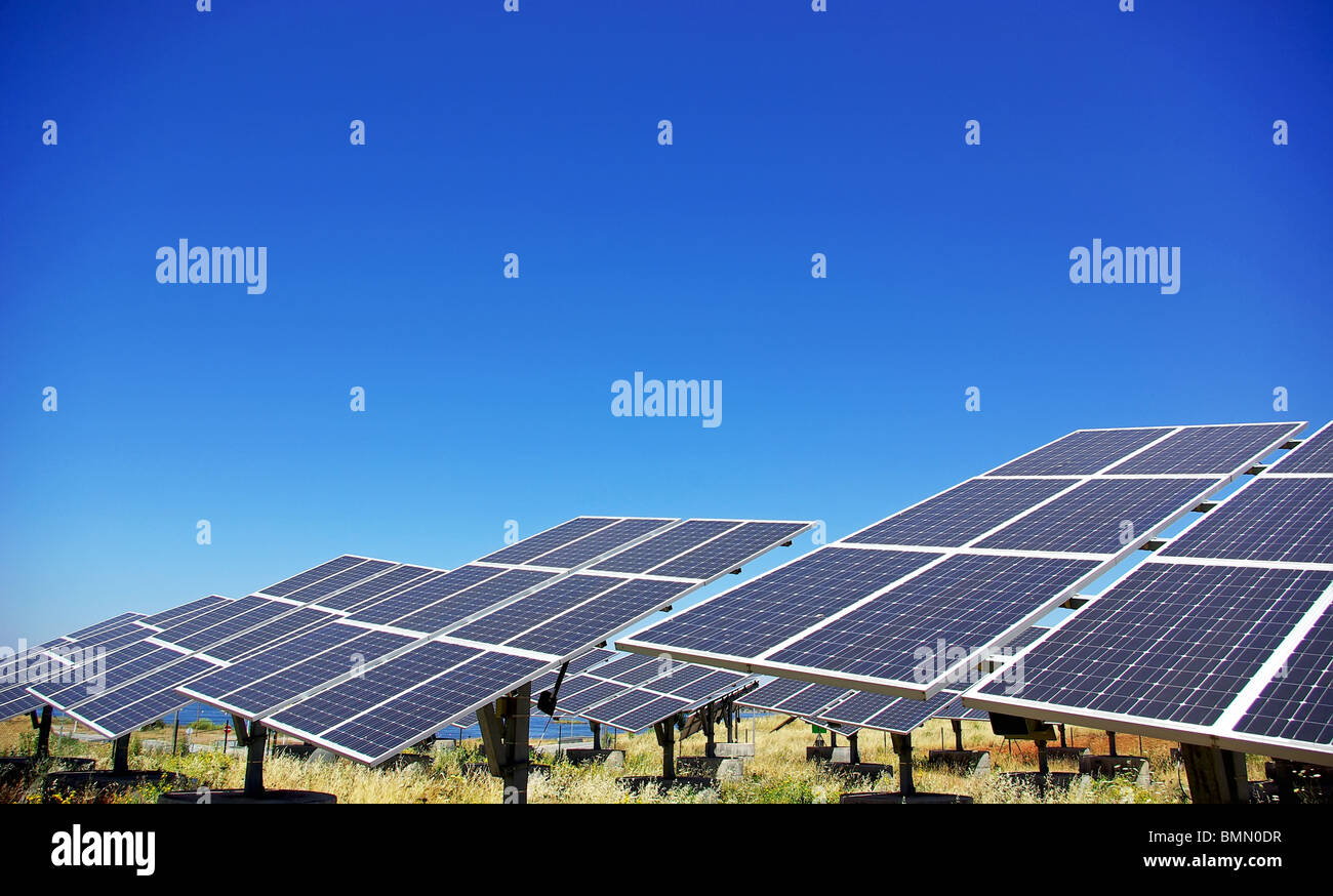 Central solar power plant hi-res stock photography and images - Alamy