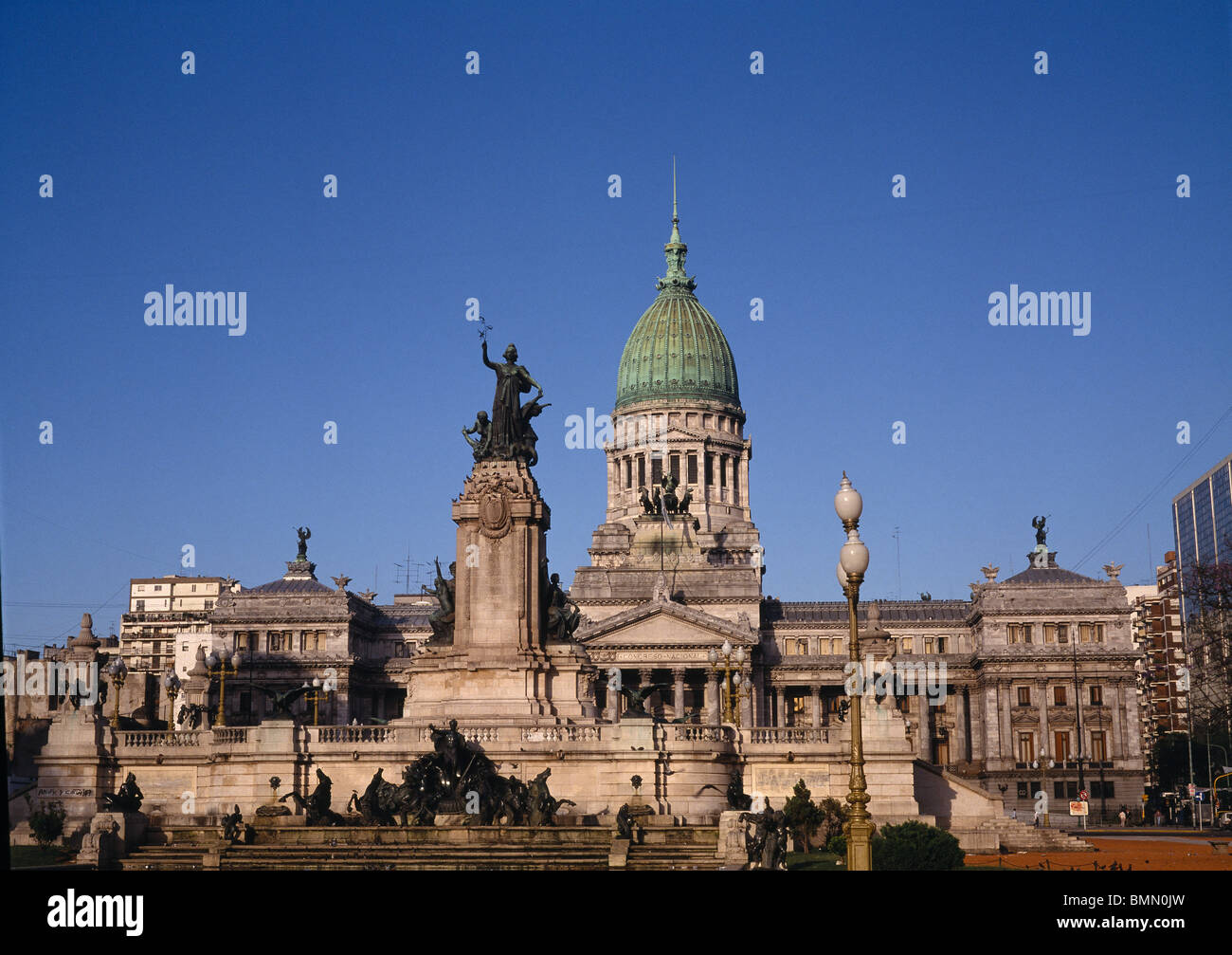 Buenos Aires, National Congress Stock Photo - Alamy