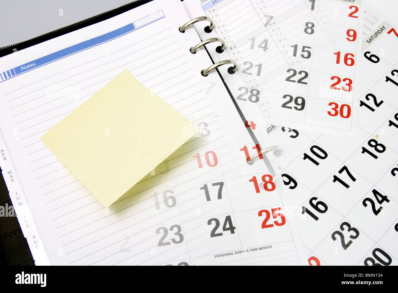 Calendar and Planner Stock Photo - Alamy