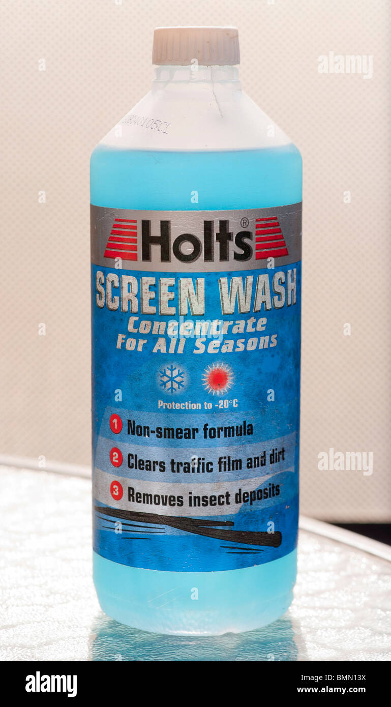Screen wash bottle car hi-res stock photography and images - Alamy