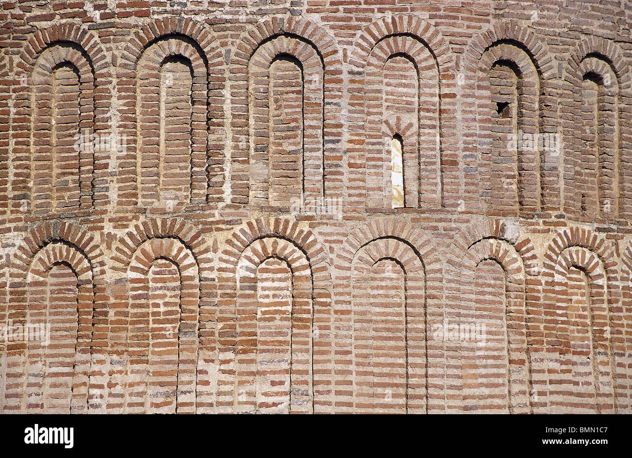 Church of the Assumption of our Lady. Detail of the apse. Mudejar ...
