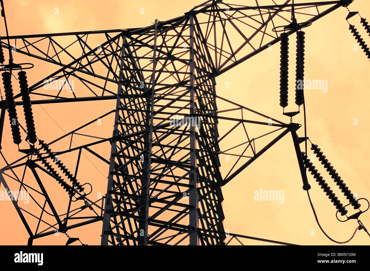 High Voltage Electricity Transmission Tower Stock Photo - Alamy