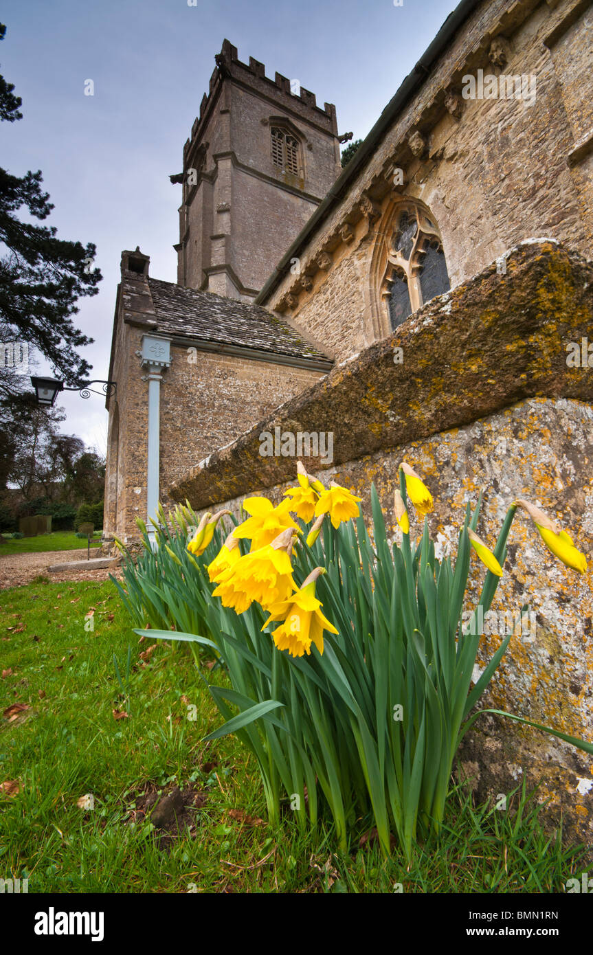 St John the Evangelist Church, Elkstone, Gloucestershire, Cotswolds, UK ...