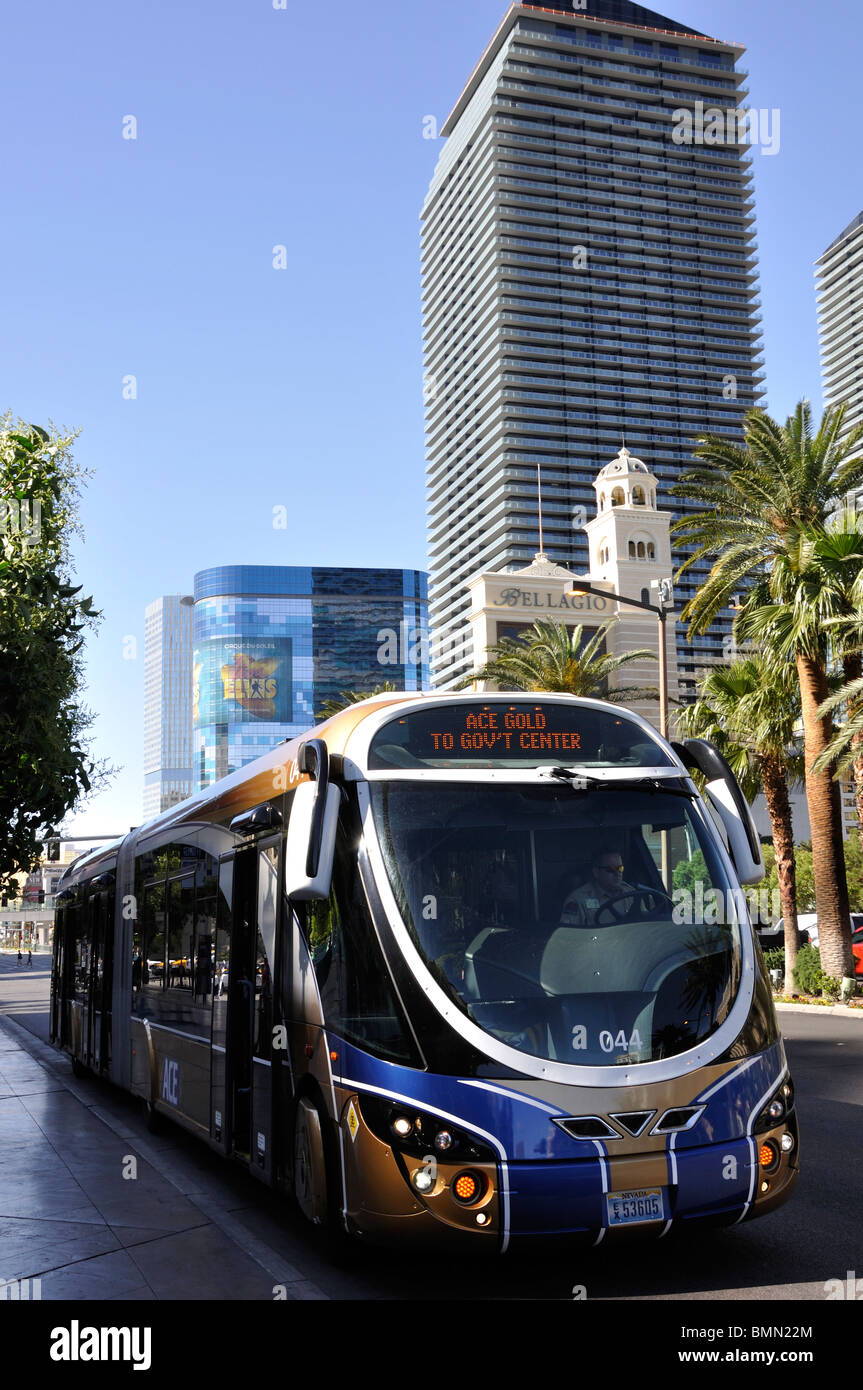 Bus in Las Vegas, Nevada, USA Stock Photo - Alamy