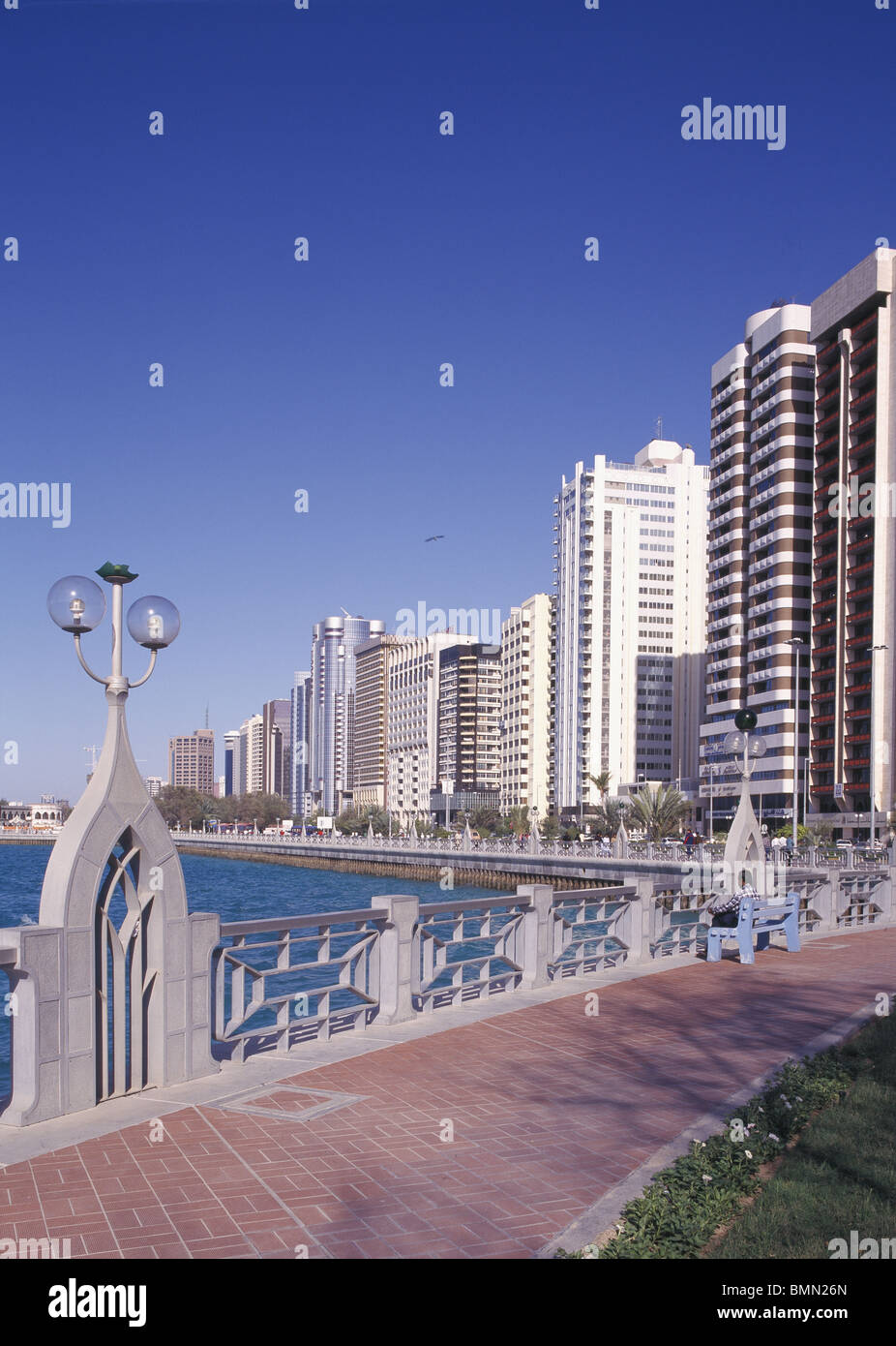 Abu Dhabi, The Corniche Stock Photo - Alamy