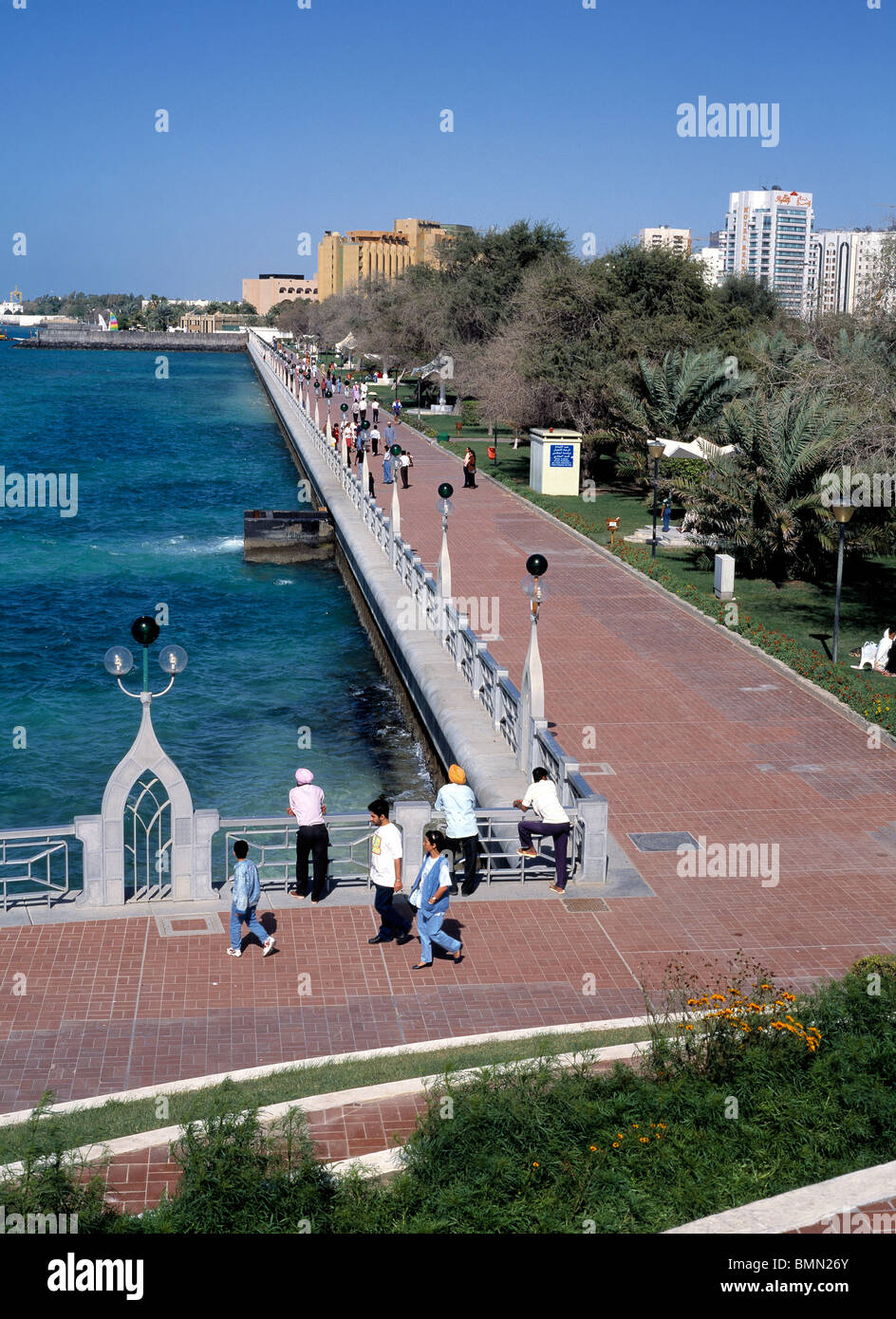 Abu Dhabi, The Corniche Stock Photo - Alamy