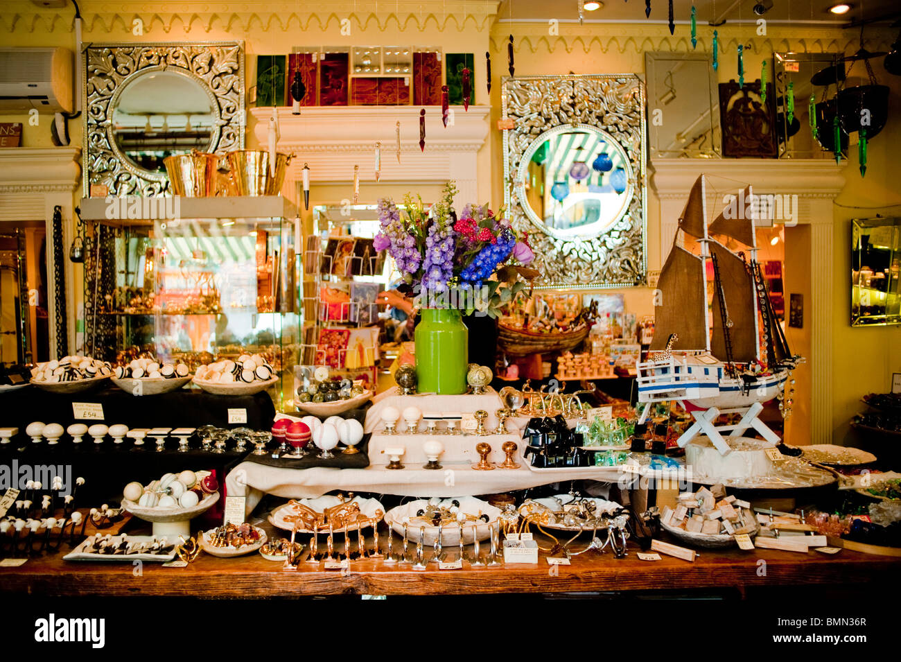 London, England, UK, Wide Angle View, Vintage antiques uk Objects ...