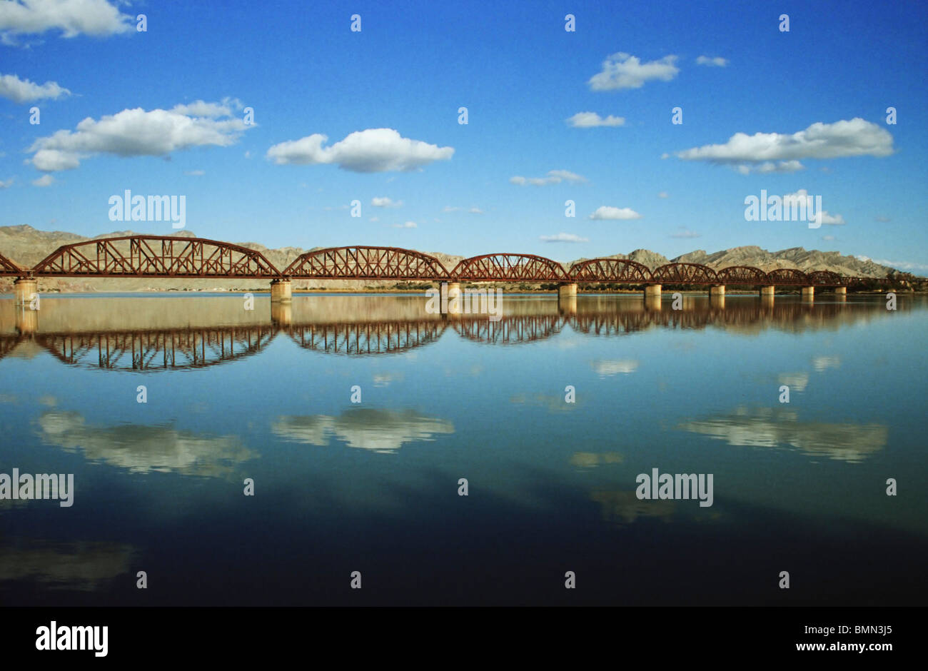 Punjab, Kalabagh Bridge Over River Indus Stock Photo - Alamy