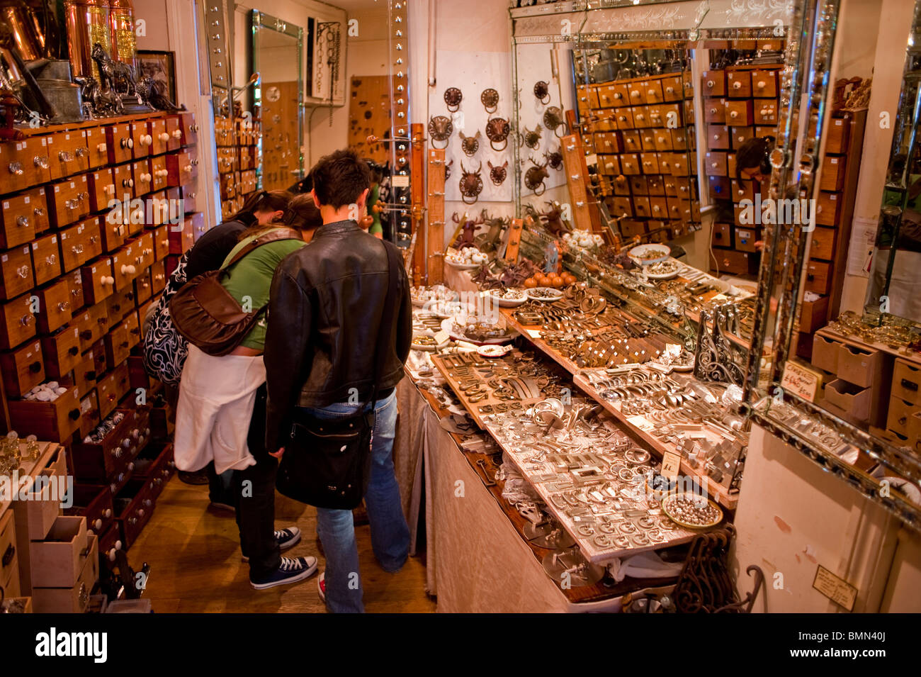 London, UK, Great Britain, Spitalfields, Retro Shopping District, Small ...