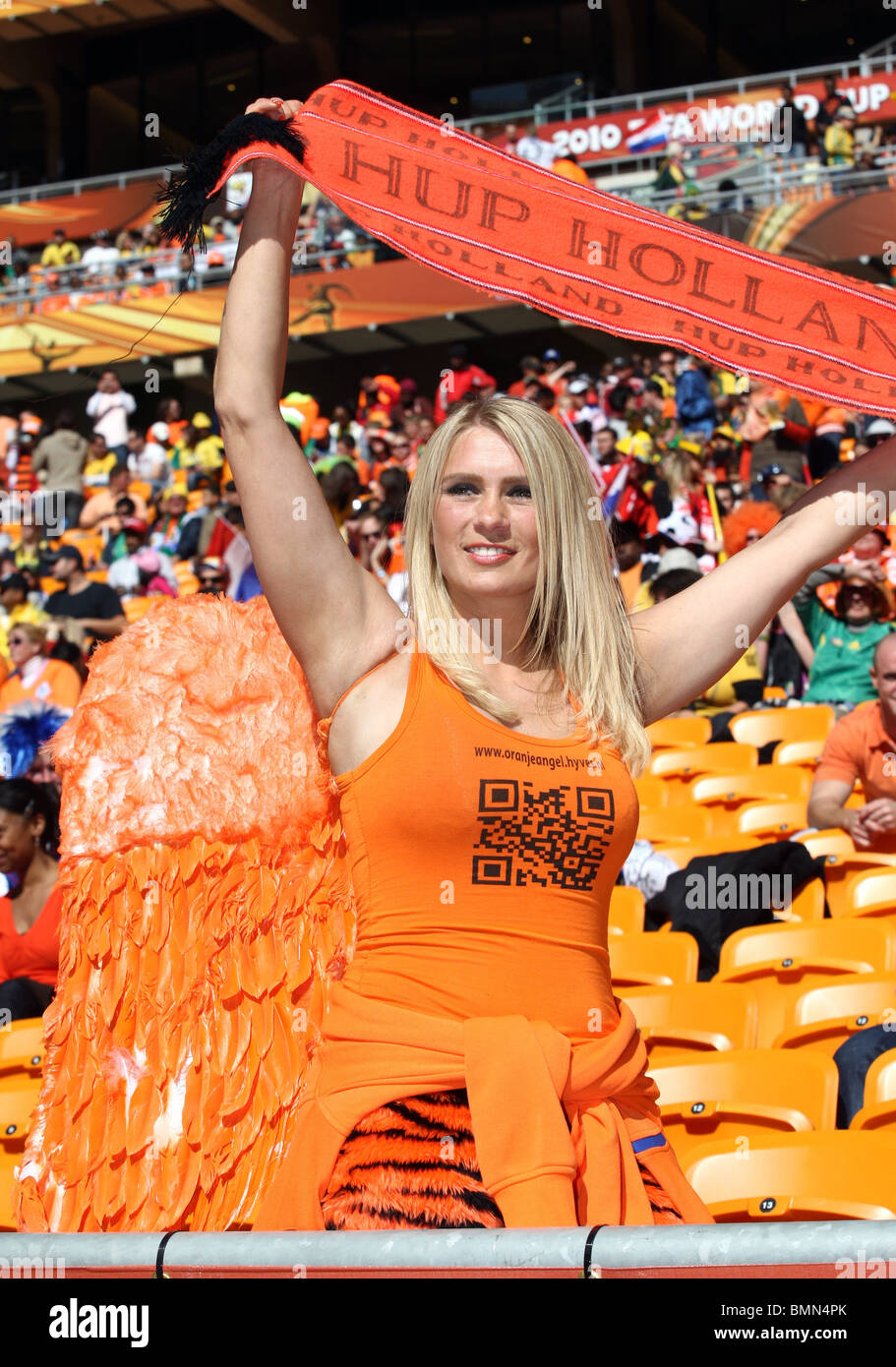 DUTCH FAN HOLLAND V DENMARK HOLLAND V DENMARK SOCCER CITY, JOHANNESBURG ...