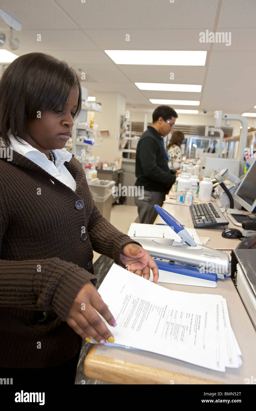 Work-Study Student on the Job Stock Photo - Alamy