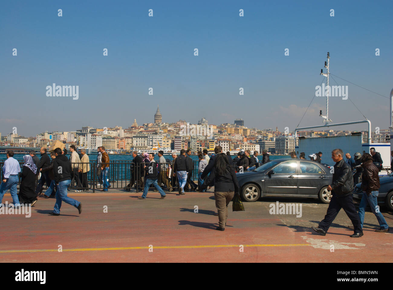 Eminönü ferry terminal Istanbul Turkey Europe Stock Photo - Alamy