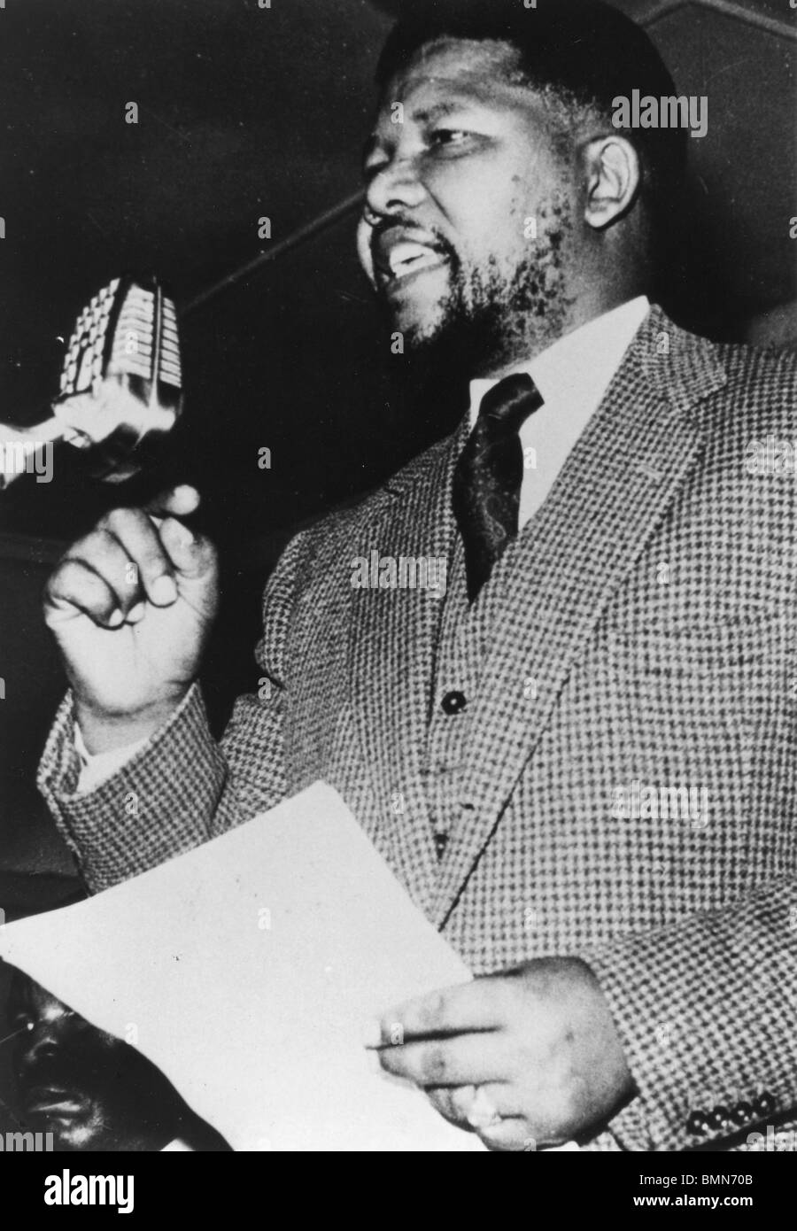 NELSON MANDELA - South African civil rights leader about 1993 Stock ...